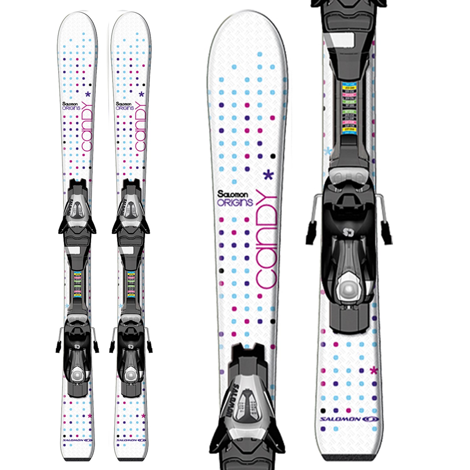 Salomon Candy Jr Skis + C5 Bindings - Youth 2012 | evo outlet