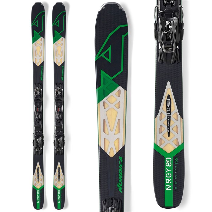 Nordica NRGY 80 EVO Skis + N PRO P.R. EVO Bindings 2015 | evo