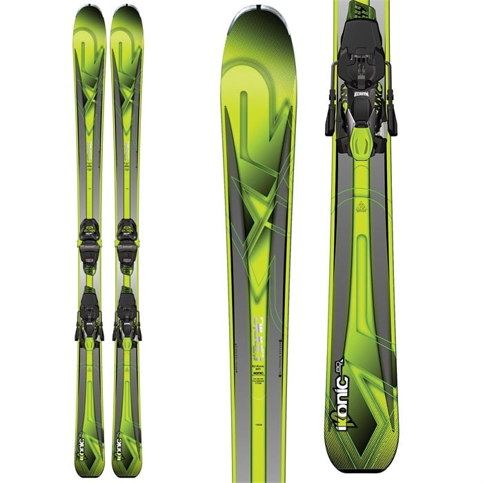 K2 iKonic 80 Ti Skis + MXC 12 TCX Light Bindings 2017 | evo