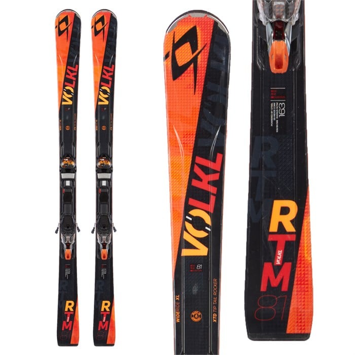 Volkl RTM 81 Skis + iPT Wide Ride 12.0 Bindings 2016 - Used | evo