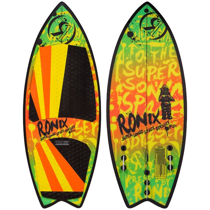 Ronix Super Sonic Space Odyssey Classic Fish Wakesurf Board - Kids ...