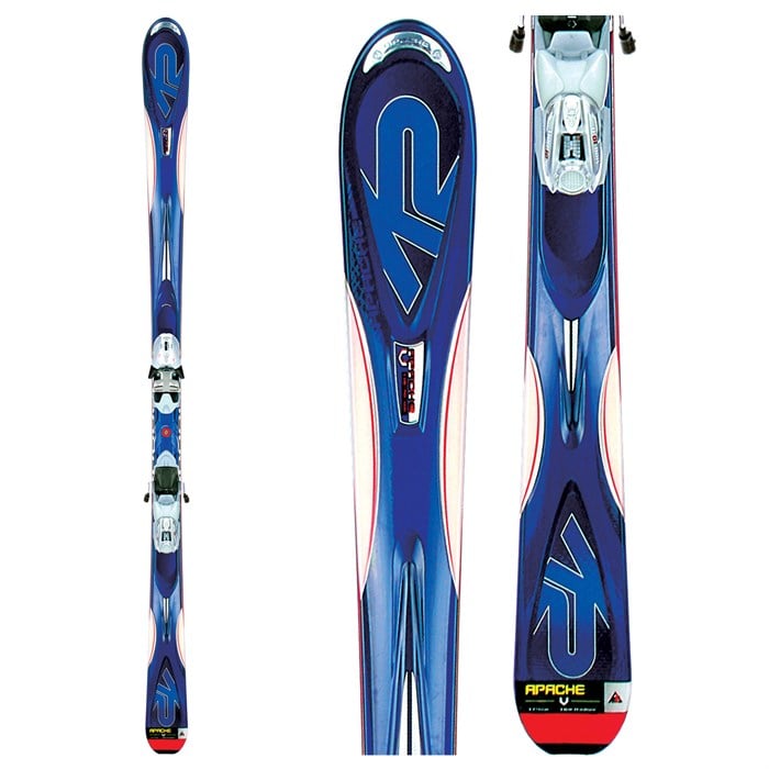 K2 Apache V Force Skis + Marker IBC 11.0 Bindings 2006 | evo