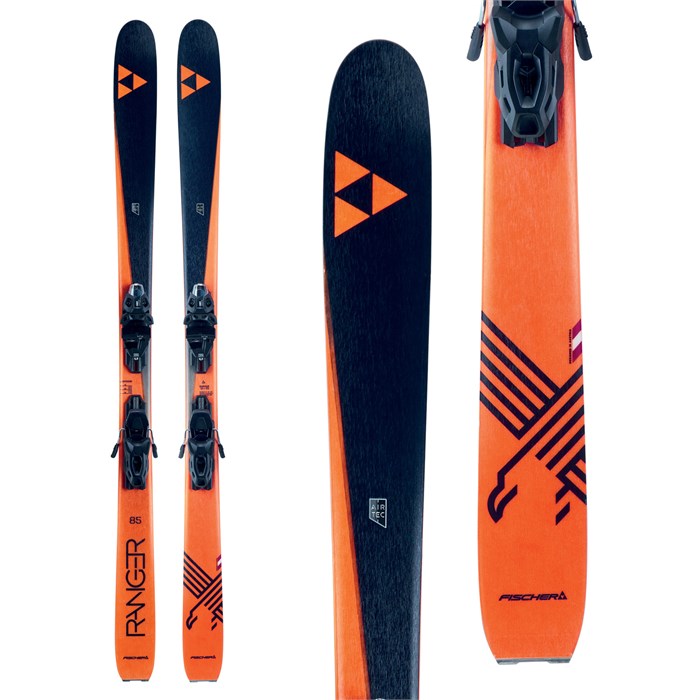 Fischer Ranger 85 Skis + MBS 11 Powerrail Bindings 2018 | evo