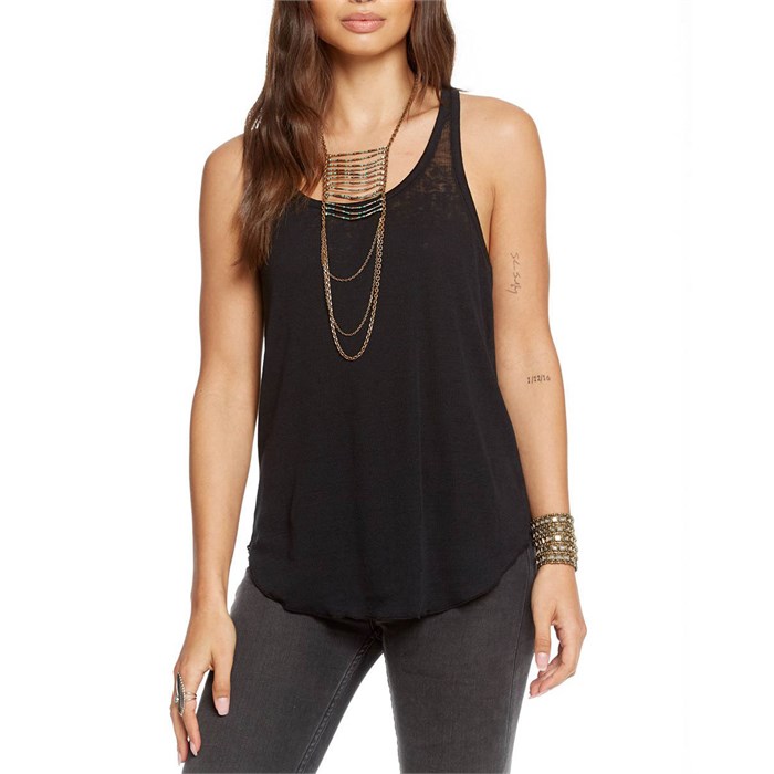 Chaser Vintage Rib Lace-Back Racerback Tank Top - Women's | evo