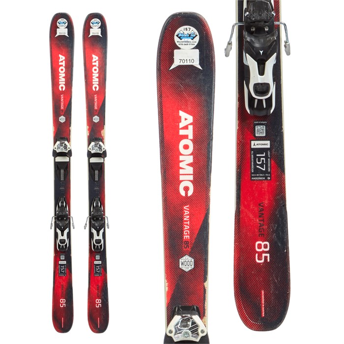 Atomic Vantage 85 Skis + Warden 11 Demo Bindings 2018 - Used | evo