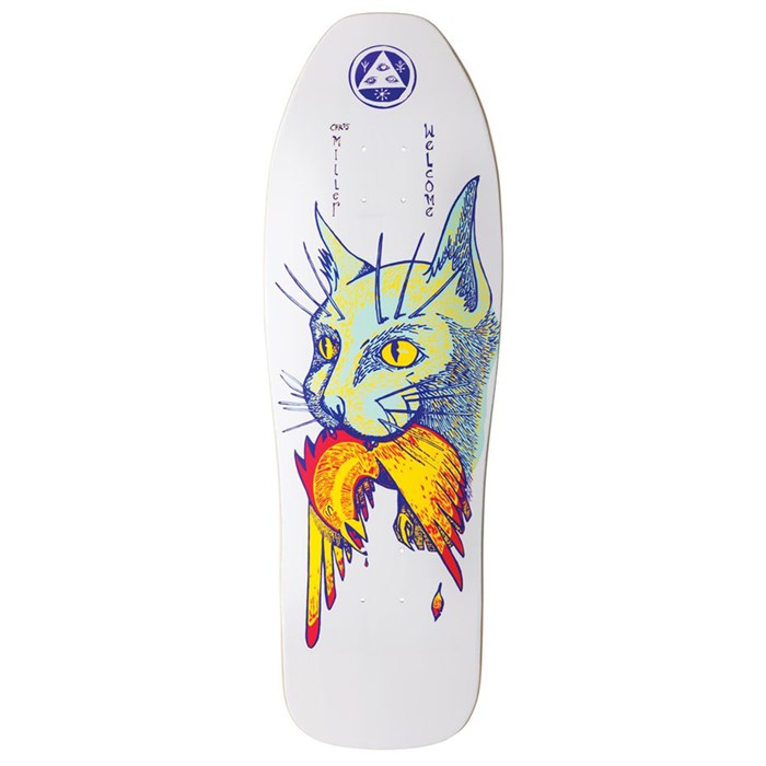 Welcome Miller Cat Gets Bird on Sugarcane 10.0 Skateboard Deck | evo