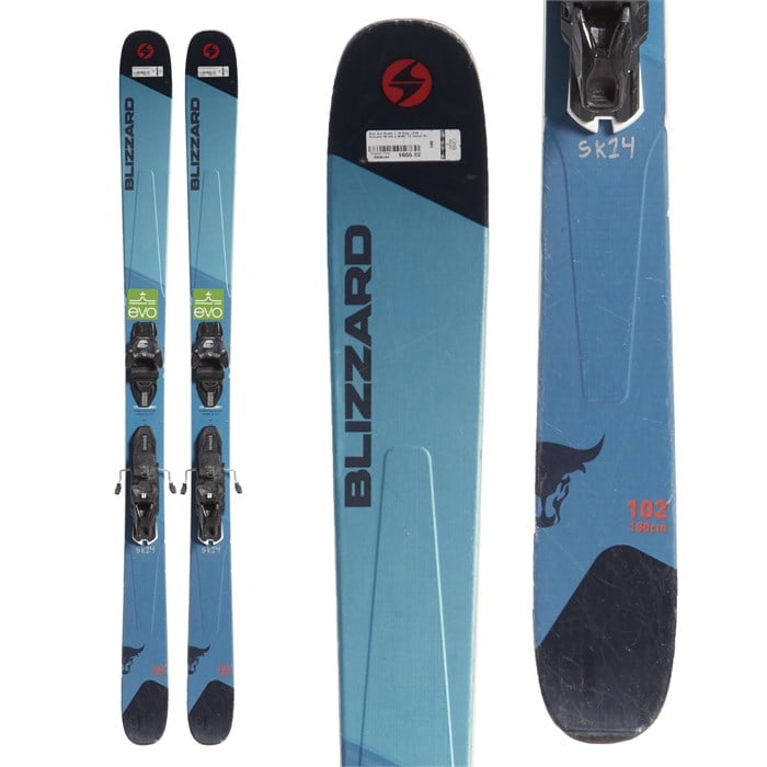 Blizzard Rustler 10 Skis + Armada Warden MNC 13 Demo Bindings 2019 | evo