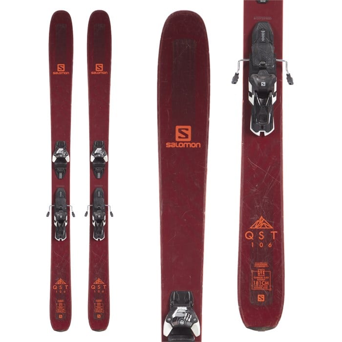 Salomon QST 106 Skis + Warden MNC 13 Demo Bindings 2019 - Used | evo