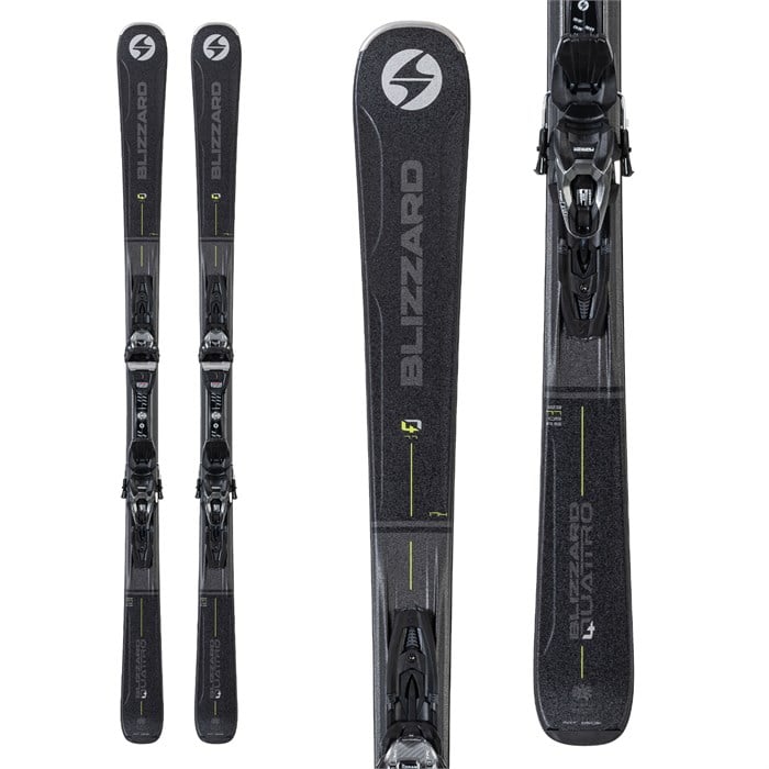 Blizzard Quattro 7.7 Skis + TPC10 Demo Bindings 2021 | evo