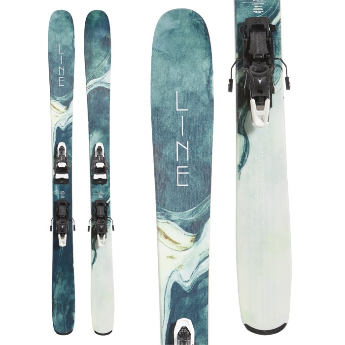 Line Skis Pandora 104 Skis + Atomic Shift MNC 13 Alpine Touring Ski ...