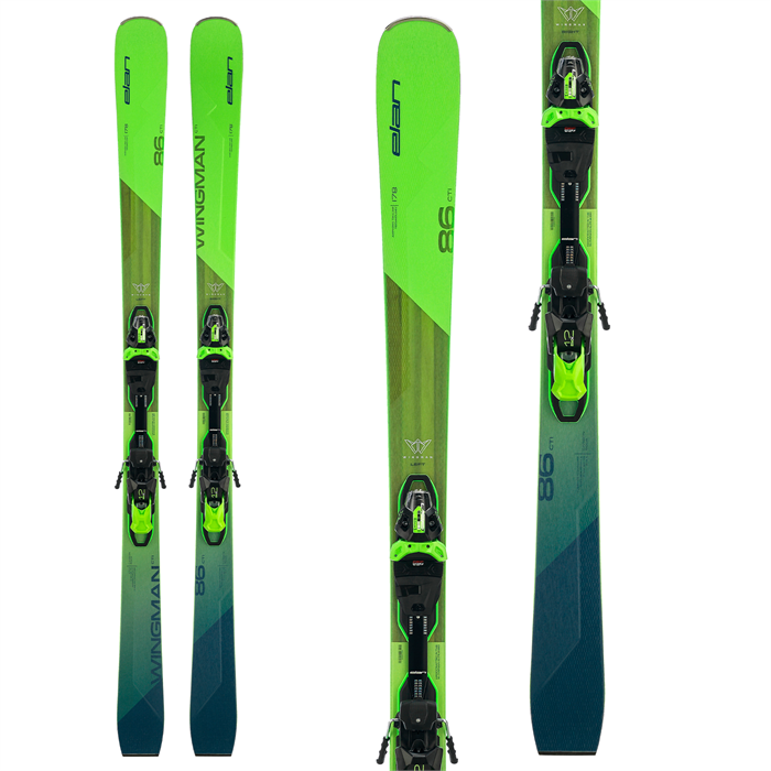Elan Wingman 86 CTi Skis + FX EMX 12.0 GW Bindings 2022 | evo