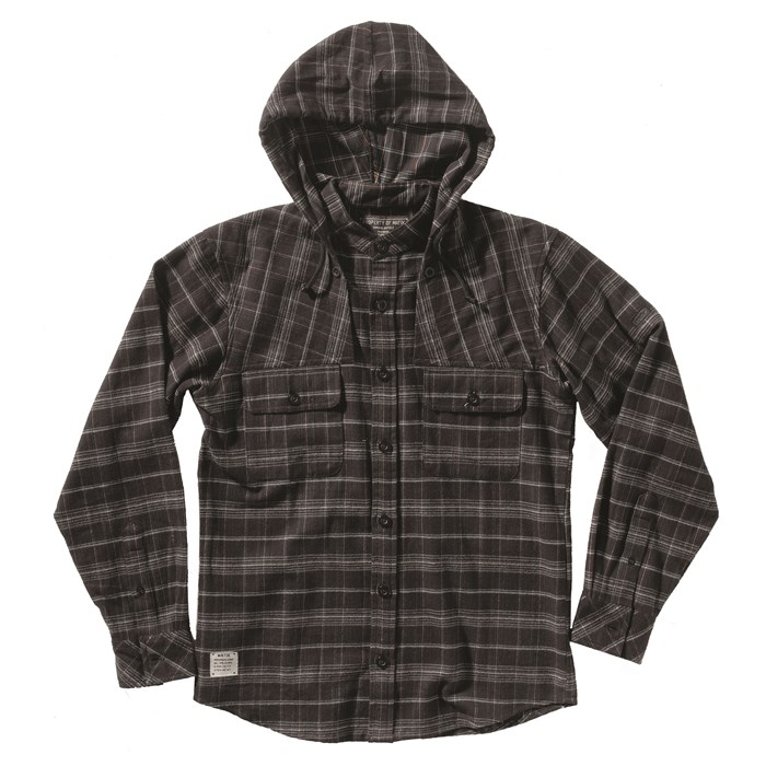 Matix Raven Hooded Flannel | evo