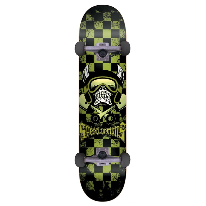 Speed Demons Checkerboard Green Stocking Mini 7.0 | evo