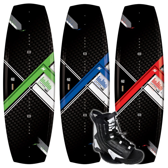 Hyperlite State Wakeboard + Remix (Black) Boots 2009 | evo