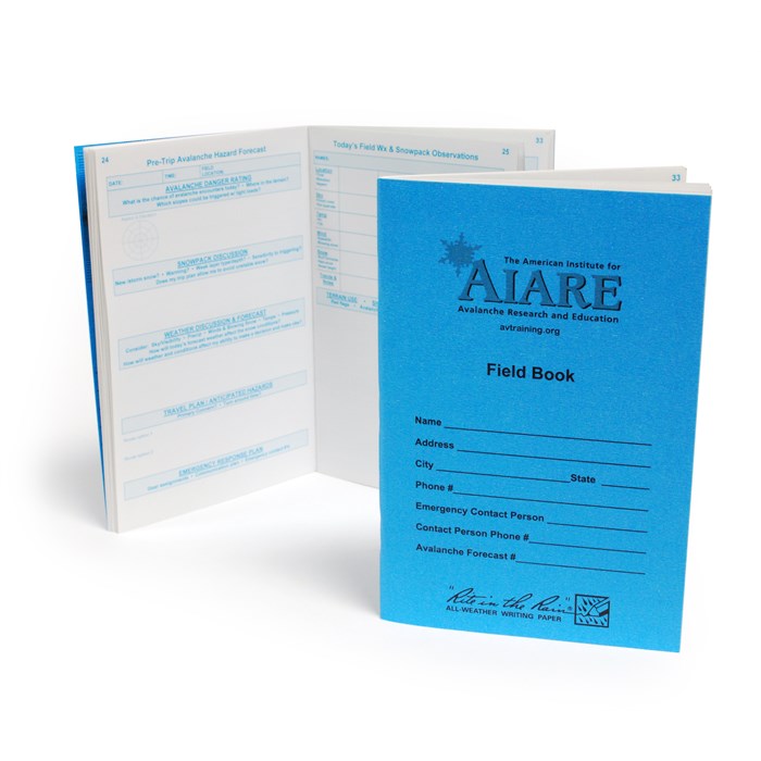 BCA Avalanche Field Book | evo