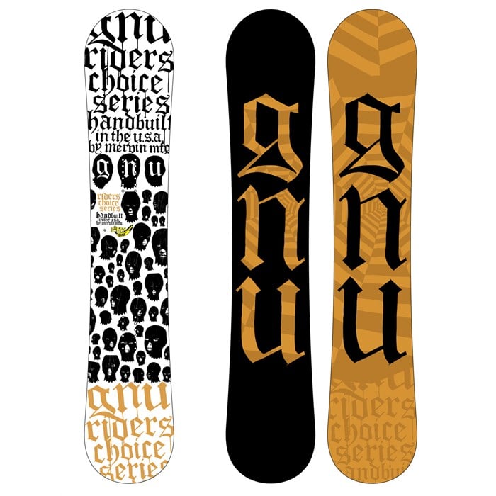 GNU Rider's Choice C2BTX Wide Banana Rocker Snowboard 2011 | evo