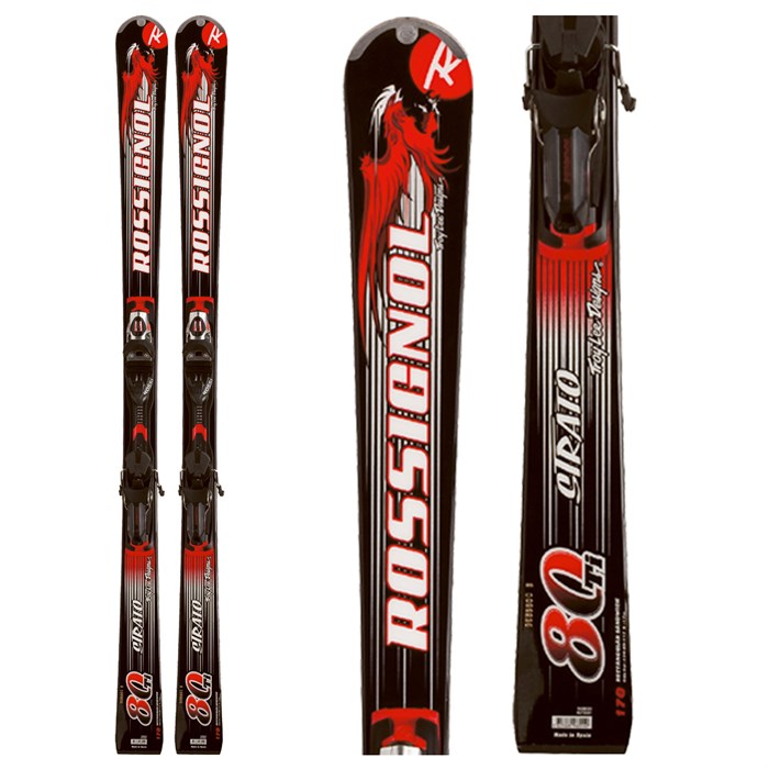 Rossignol Strato 80 Ti Skis + Axial2 140 Ti Bindings 2011 | evo