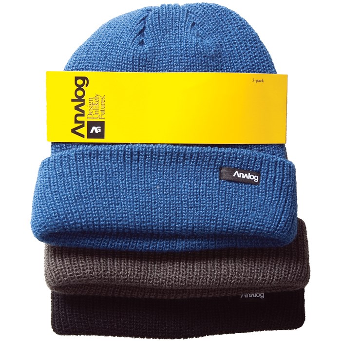 Analog 3 Pack Beanie | evo