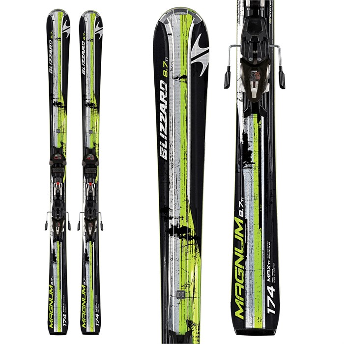 Blizzard Magnum 8.7 IQ Max Skis + IQ Max 12 Bindings 2012 | evo