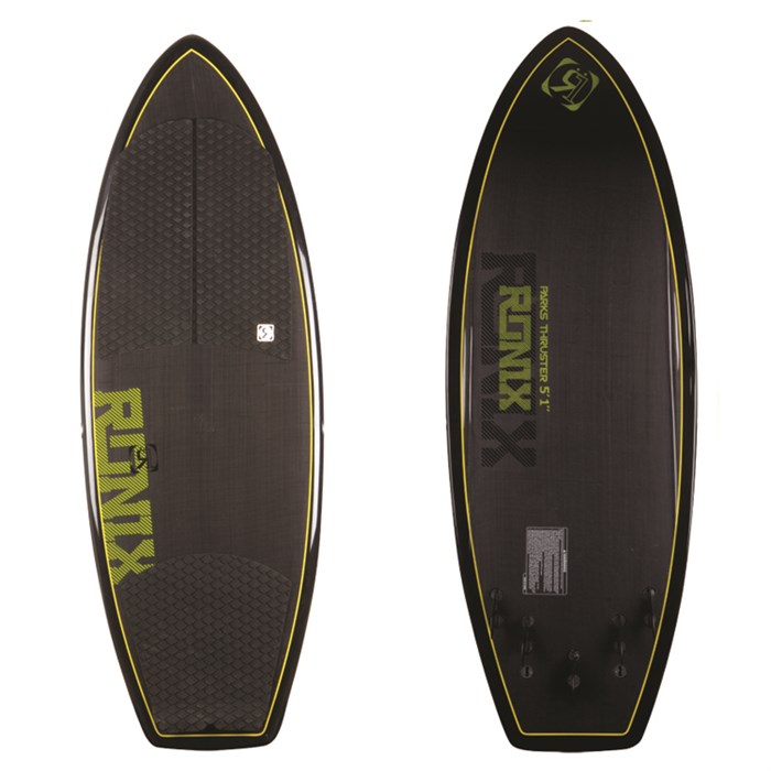 Ronix Parks Carbon Thruster Wakesurf Board 2012 | evo