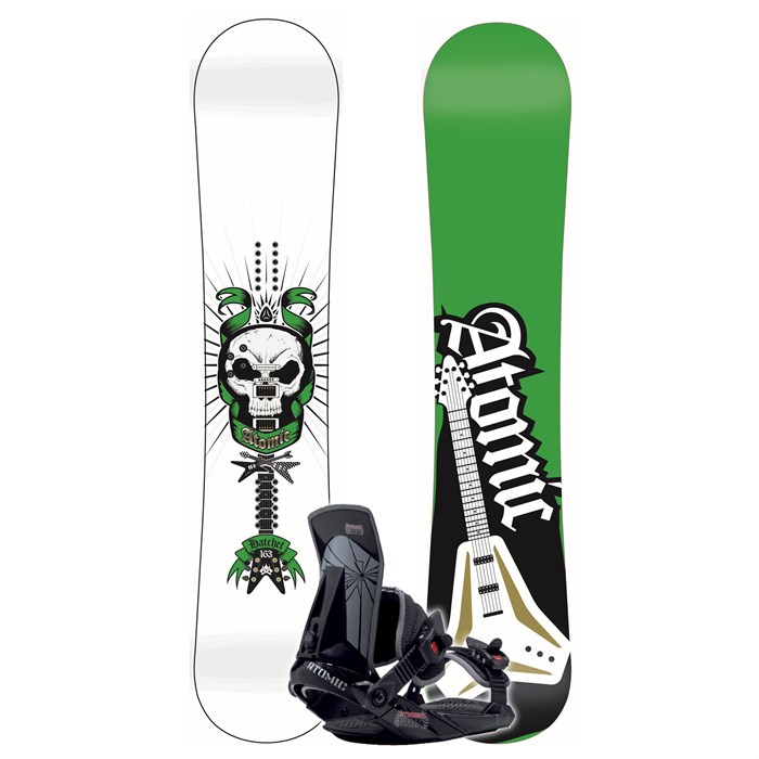 Atomic Hatchet (White) Snowboard + Straight Shot Binding 2007 | evo