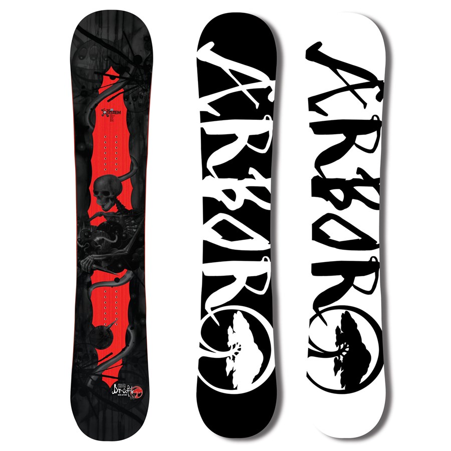 Arbor Draft (Black/Red) Snowboard 2011 | evo outlet